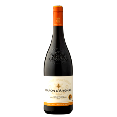 BARON D ARIGNAC MOELLEUX MEDIUM SWEET RED WINE 750ML